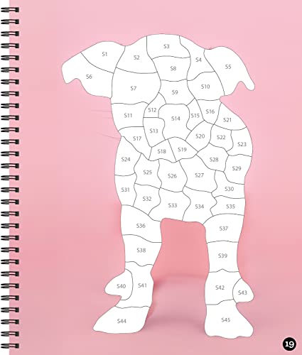 Brain Games - Sticker by Number: Dog-Gone It (28 Images to Sticker)