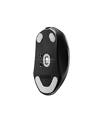 SteelSeries Prime Wireless FPS Gaming Mouse with Magnetic Optical Switches and 5 Programmable Buttons β USB-C β 18,000 CPI TrueMove Air Optical Sensor β Prism RGB Lighting - Black (Renewed)