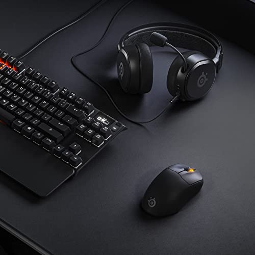 SteelSeries Prime Mini Wireless FPS Gaming Mouse – 100 Hour Battery – USB-C – 18,000 CPI TrueMove Air Optical Sensor – 5 Programmable Buttons – Magnetic Optical Switches – Mini Form Factor (Renewed)
