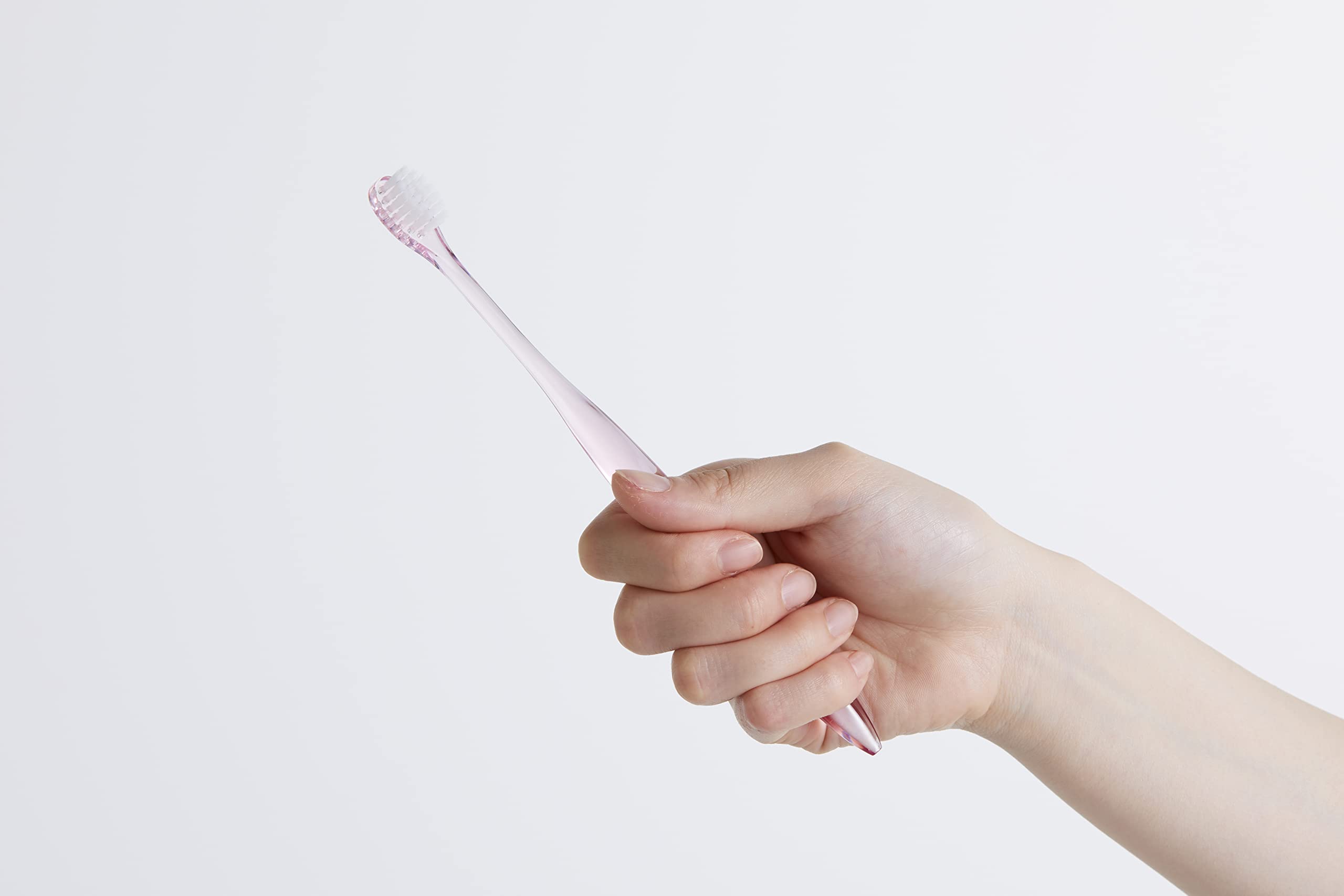 MISOKA・ISM Toothbrush Sakura (Pale Pink) Mineral-Coated Bristles Designer's Model Premium Toothbrush Made in Japan Japanese Craftsmanship