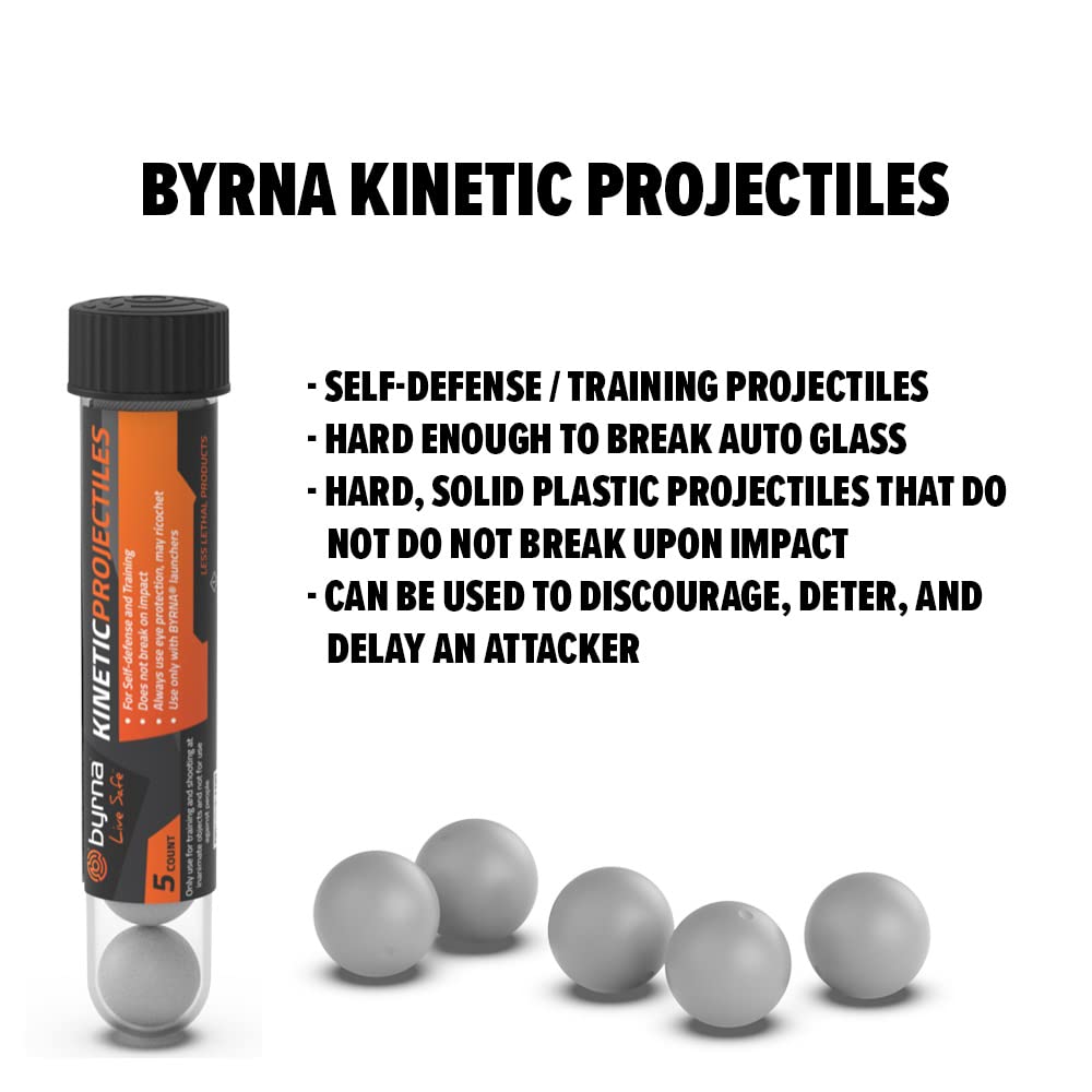 Byrna SDXL Self Defense Pepper Ultimate Bundle - Spray, Non Lethal, Less Lethal Launcher, 12g CO2 Powered Home Defense, Personal Defense | Proudly Assembled in The USA (Black)