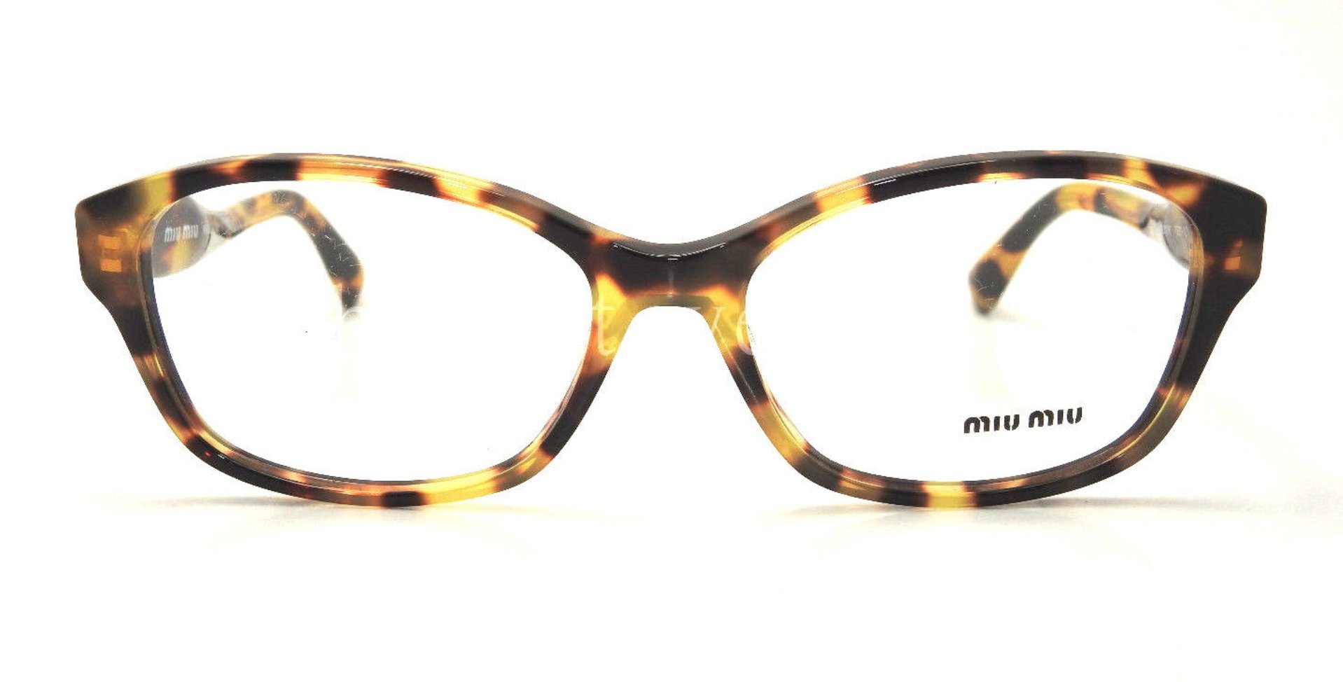 Miu Miu MU03IV - 7S01O1 Eyeglasses Spotted Tortoise Frame 55mm w/Clear Demo Lens
