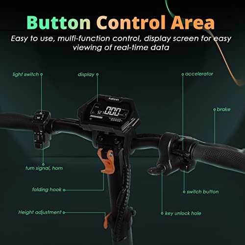 KUKIRIN G2 Max Electric Scooter with Seat, Powerful 1000W Motor, 35 MPH Max Speed, 50 Miles Range, 48V/20Ah Large Capacity Battery, Dual Brake Folding Fast e Scooter for Adult (G2max/1000W/20AH)
