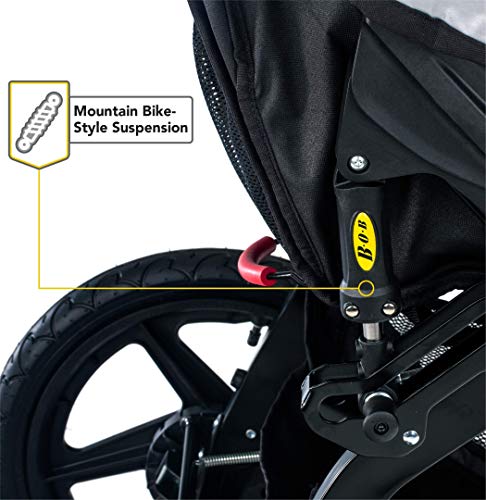 BOB Revolution Flex 3.0 Jogging Stroller, Graphite Black [Old Version]