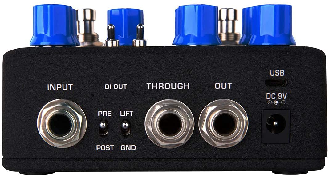 Briskdrop NUX Melvin Lee Davis NBP-5 Bass Preamp and DI Bundle with 2 MXR Instrument Cables, Dunlop Pick Pack, and Power Supply