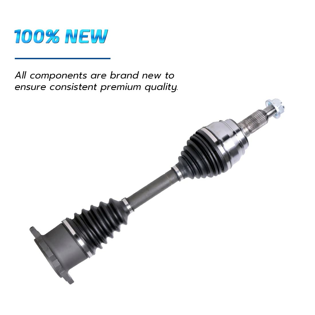 Bodeman - Pair (2) Front CV Axle Shaft Assembly for 4WD 1999 2000 2001 2002 2003 2004 2005 2006 Chevy Silverado 1500/ GMC Sierra 1500/ Tahoe/Yukon/Escalade