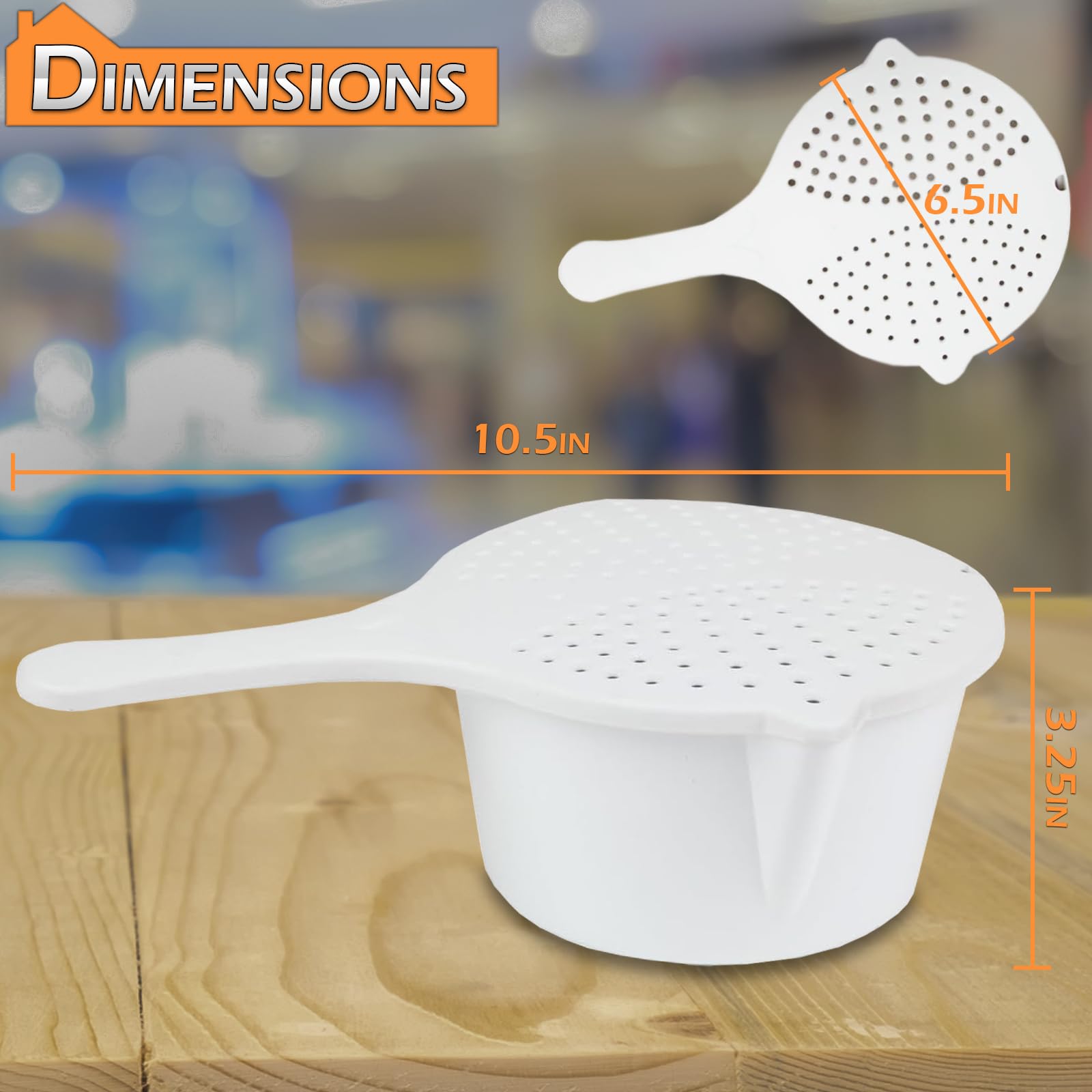 Home-X Microwave Cooking Pot with Strainer Lid - Microwave Steamer for Vegetables with Perforated Lid and Pouring Spout - Convenient, BPA-free Microwave Cookware for Macaroni and Vegetables