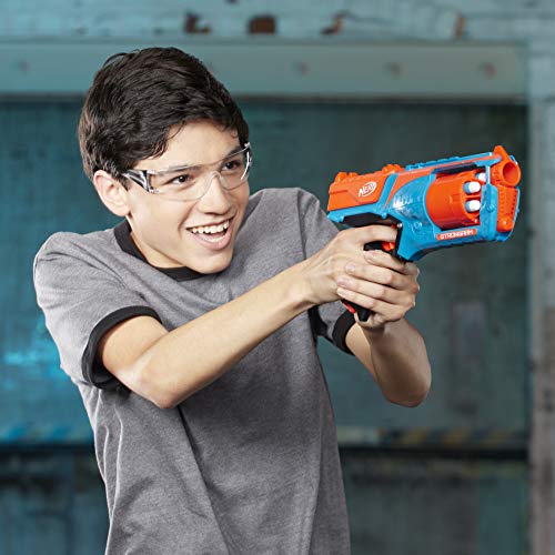 Nerf Elite Strongarm, Rotating Barrel, Slam Fire, 6 Darts, 8 Year Old Boys & Girls & Up (Amazon Exclusive)