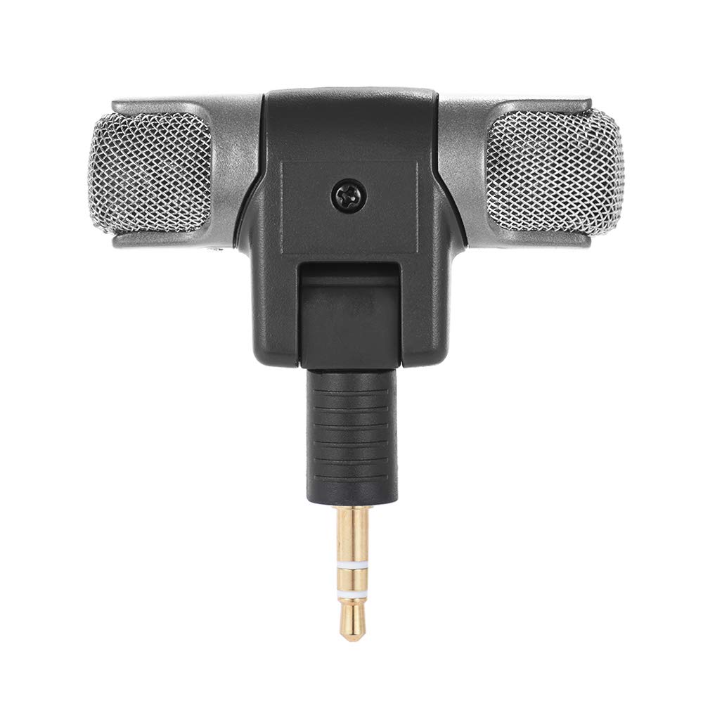 Camnoon External Stereo Mic Microphone with 3.5mm to Mini USB Micro Adapter Cable for GoPro Hero 3 3+ 4 for AEE Sports Action Camera