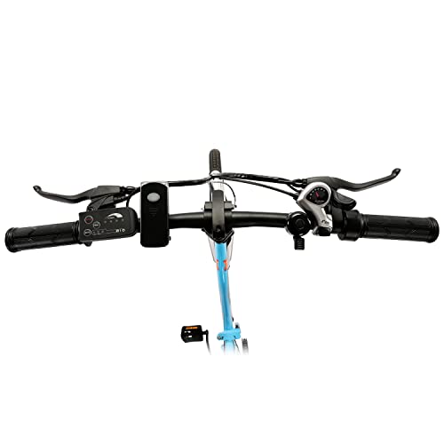 ECOTRIC Step-Through-2 20" Folding Electric Bicycle Powerful 350W Motor 36V/12.5AH Removable Lithium Battery City Bike Alloy Frame Ebike LED Display - 90% Pre-Assembled