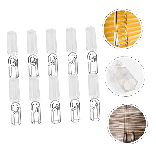 EXCEART 1 set Curtain rod accessories blind replacement handle curtain rod hanger plastic wand tip hook clear hangers clear curtains transparent curtains drapery wand handle wand caps hook