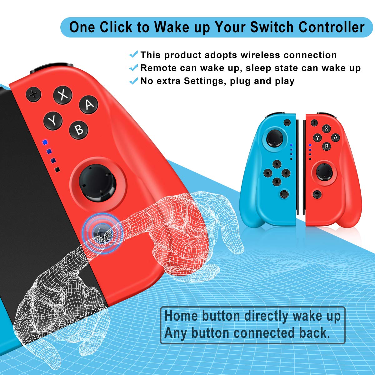CHEREEKI Wireless Controller Switch Controllers