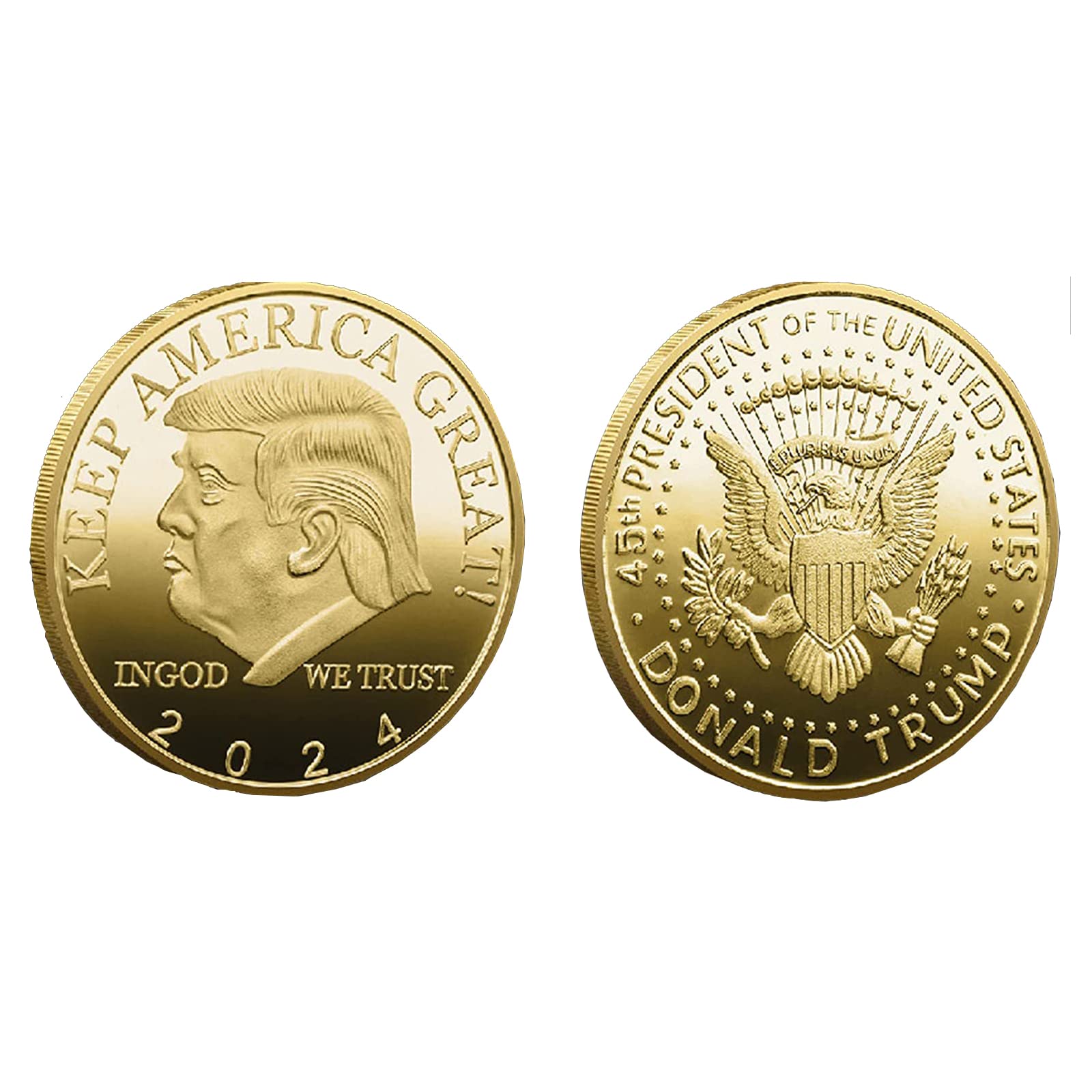 Breezer Trump Gifts Set | 2024 Stuff Donald For Men & Women Including Flag Hat Stickers Socks Wristband Lapel Pin Coin