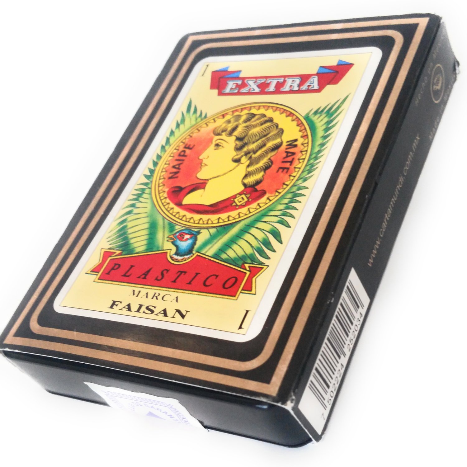 Mexican Playing Cards Naipe Spanish Style Faisan Extra Blue Color, Color Azul