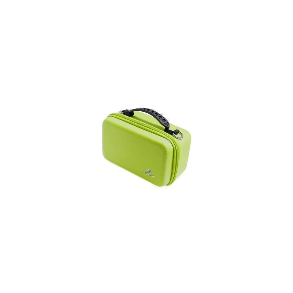 Gamegenic Game Shell 250+ | Portable Case for Board Games and Card Games | Holds Up to 250 Double-Sleeved Cards | Accessories Compartment Holds Tokens and Dice | Green Color | Made by Gamegenic