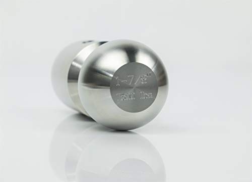 Weigh Safe WSB-L 1-7/8" Tow Ball (7500 GTW Capacity 1500 lb Tongue Weight)