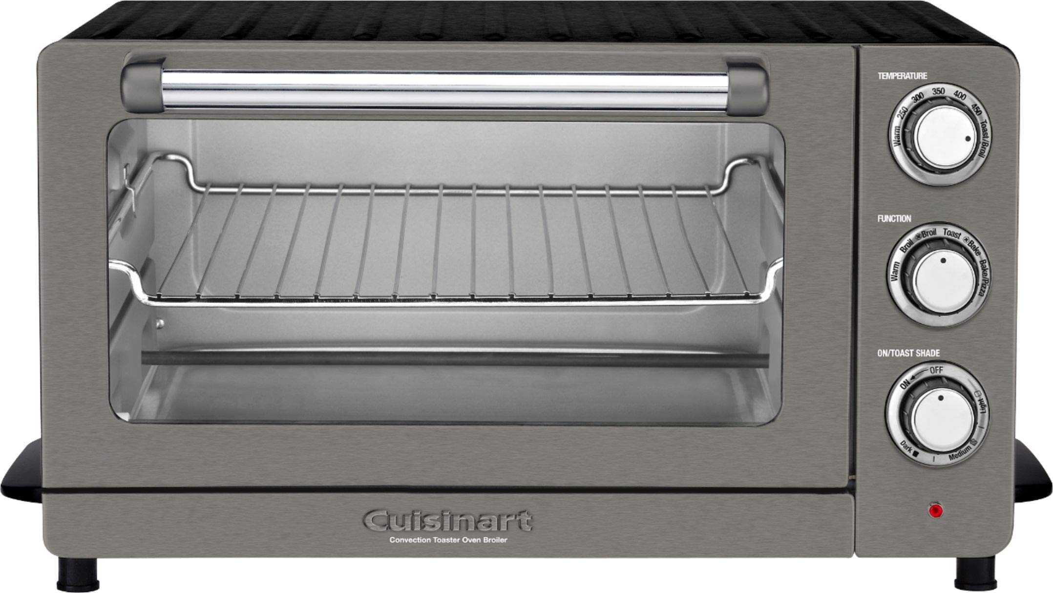Cuisinart TOB-60N2BKS2 Convection AirFryer Toaster Oven Broiler, 1800-Watt Motor with 8-in-1 Functions, Wide Temperature Range, Large Capacity Air Fryer with 60-Minute Timer/Auto-Off, Black Stainless