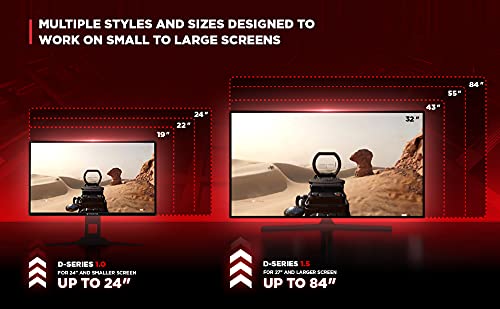 HipShotDot D-Series Tech Pack - Reusable Transparent Aim Sight Assist TV Decals - Gaming Television or Monitor Decal for FPS Video Games Compatible with PC, Xbox & PlayStation (1.0 Green)