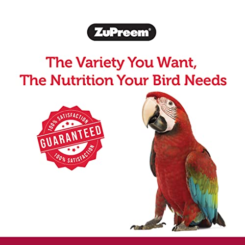 ZuPreem Smart Selects Bird Food for Large Birds, 4 lb - Everyday Feeding for Amazons, Macaws, Cockatoos