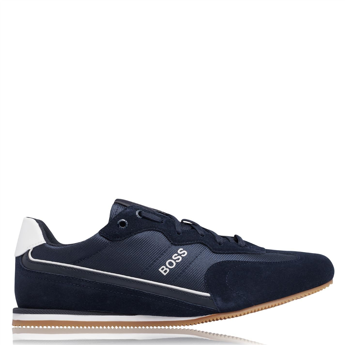 BOSS Men's Sneaker, Dark Blue, 10