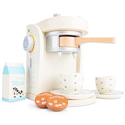 New Classic Toys 10705 Coffee Maker, Multicolor (White), 3 years to 9 years