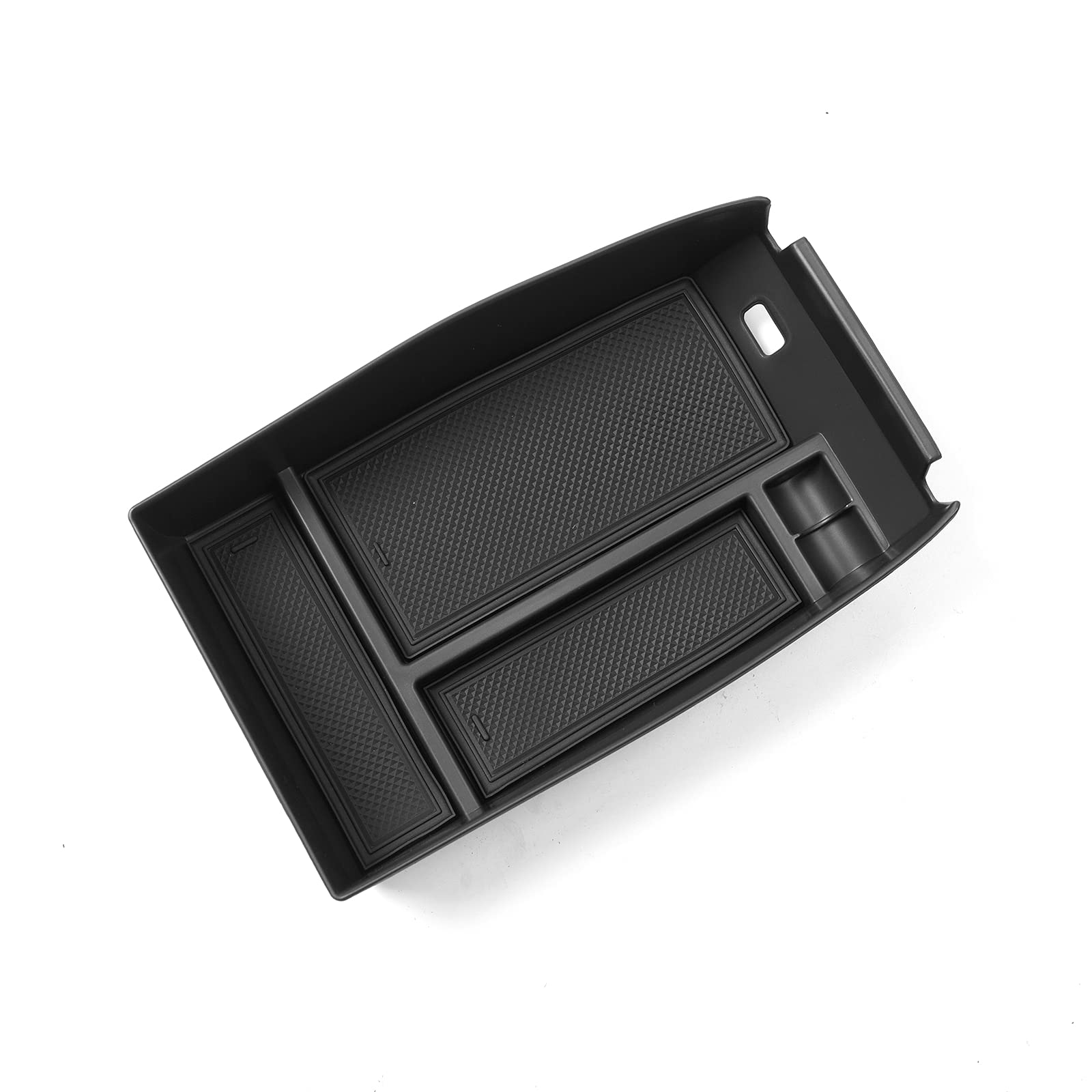 Bomely Center Console Organizer Compatible with Ford Escape 2020-2023 Bronco Sport Central Console Storage Box Armrest Insert Tray Accessories (ABS Silica Gel)