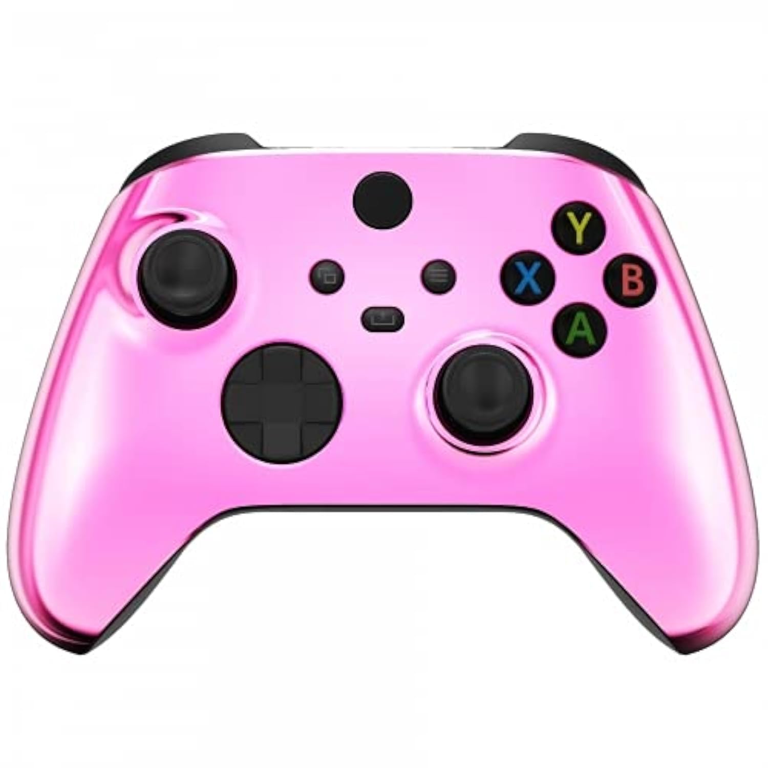 MODDEDZONE Custom Wireless UNMODDED Controller for Xbox One S/X and PC with Exclusive and Unique Designs - The Perfect Gaming Gift for Enthusiasts, Expertly Crafted in the USA Chrome Pink
