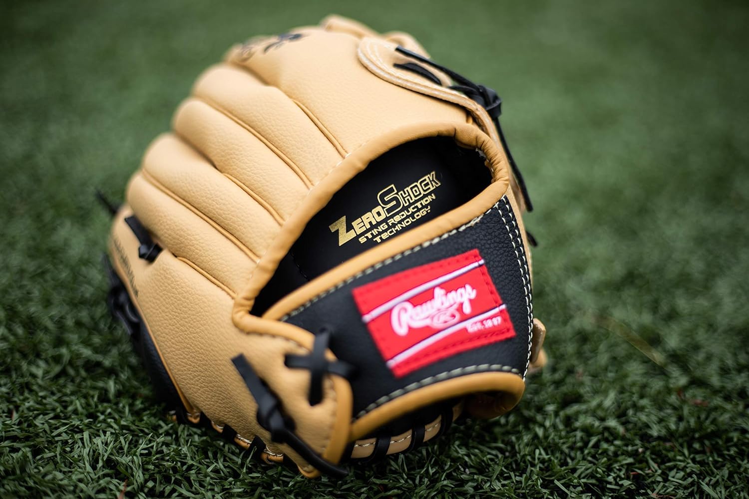 Rawlings | PLAYERS Series T-Ball & Youth Baseball Glove | Right Hand Throw | 11.5" | Camel/Black