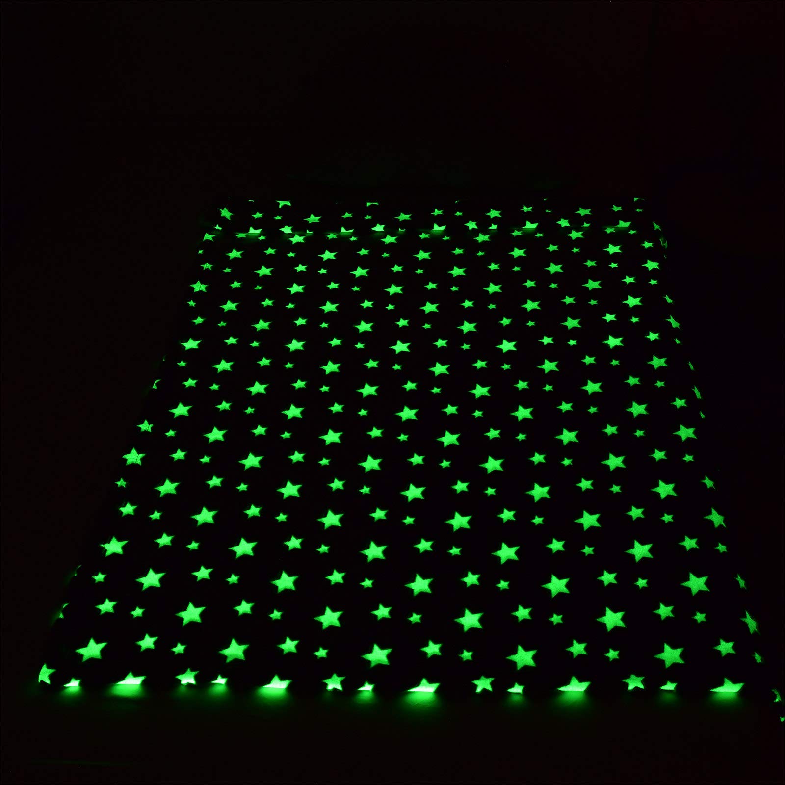 Bood Glow in The Dark Blanket, Soft Kids Fuzzy Throw Blankets, for Boy and Girl, Personalized Blankets, Soft Fluffy Fleece Plush Furry Throw, Funny Presents(50"x60",Star Pattern)