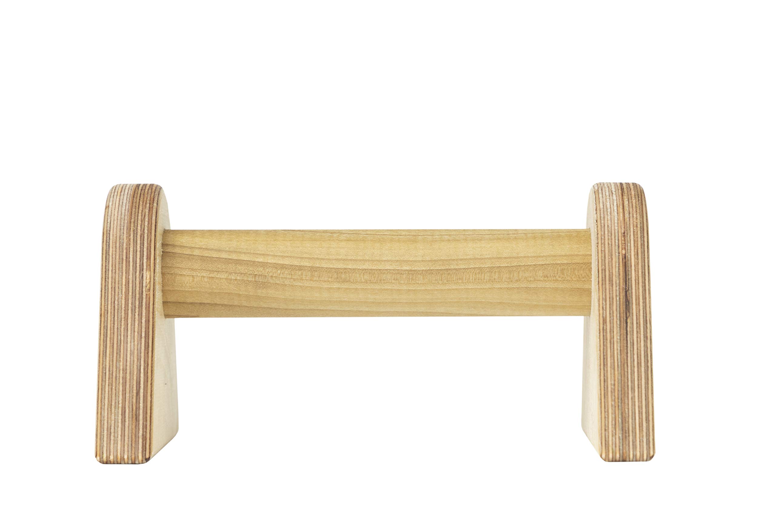 Beyond Balance Wood Parallettes Push-up Bar Dip Station | Handstands Planche Push-ups L-sits Dips Acrobatics (Small)