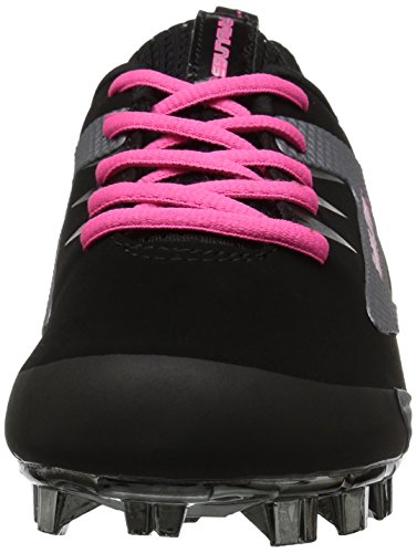 Rawlings Girl's Capture Baseball Shoe, Black/Pink, 3.0 M US Little Kid