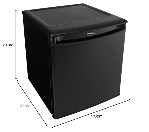Danby Designer 1.7 cu. ft. Compact Refrigerator (DAR017A2BDD), Black
