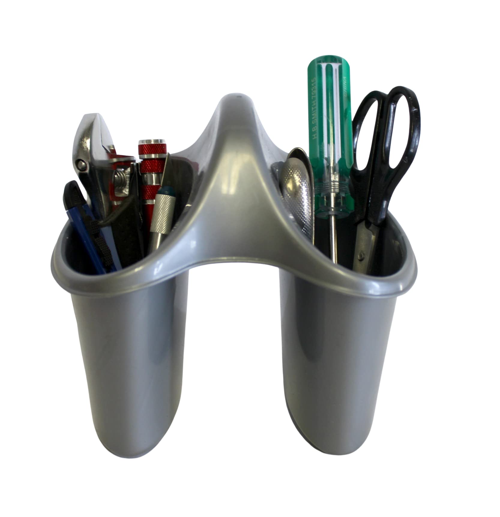 Dependable Industries inc. Essentials Multi Purpose Caddy Stationary Sponge Holder Kitchen Utensils Tools Cutlery Saddle