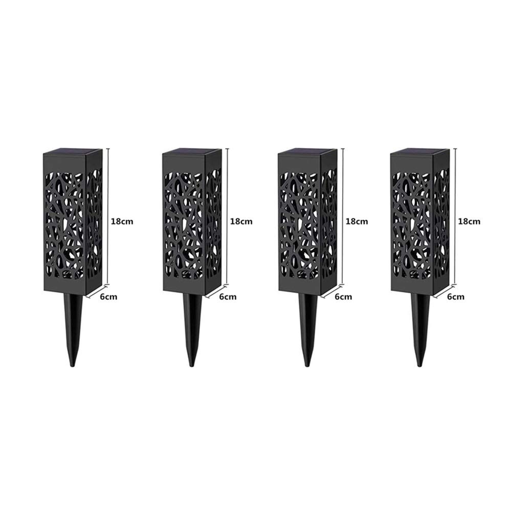 Garden lights solar powered Solar Lights Garden Lights Hollow Out Lawn Lights Outdoor Waterproof Home Garden Garden Villa Landscape Decoration Street Lights Landscape Path Lights ( Size : 4 pieces )