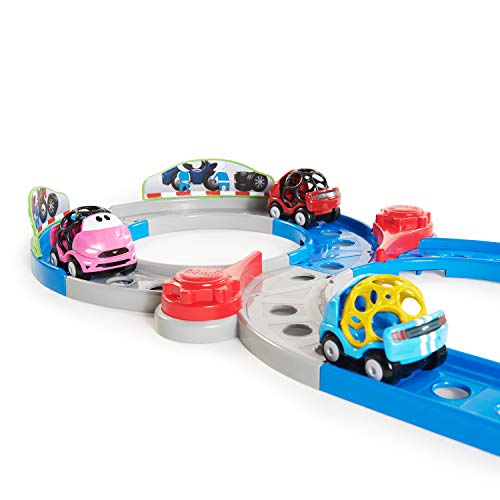 Bright Starts Ford Full Speed Raceway Go Grippers Playset Toddler Toy, 12 Months +
