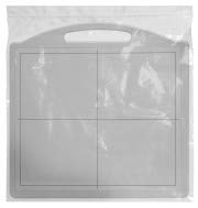 Colortrieve X-Ray Cassette/Receptor Cover - 16" x 19" Zip Top Bag, Fits 14x17" Cassette, 4 mil, Box of 250