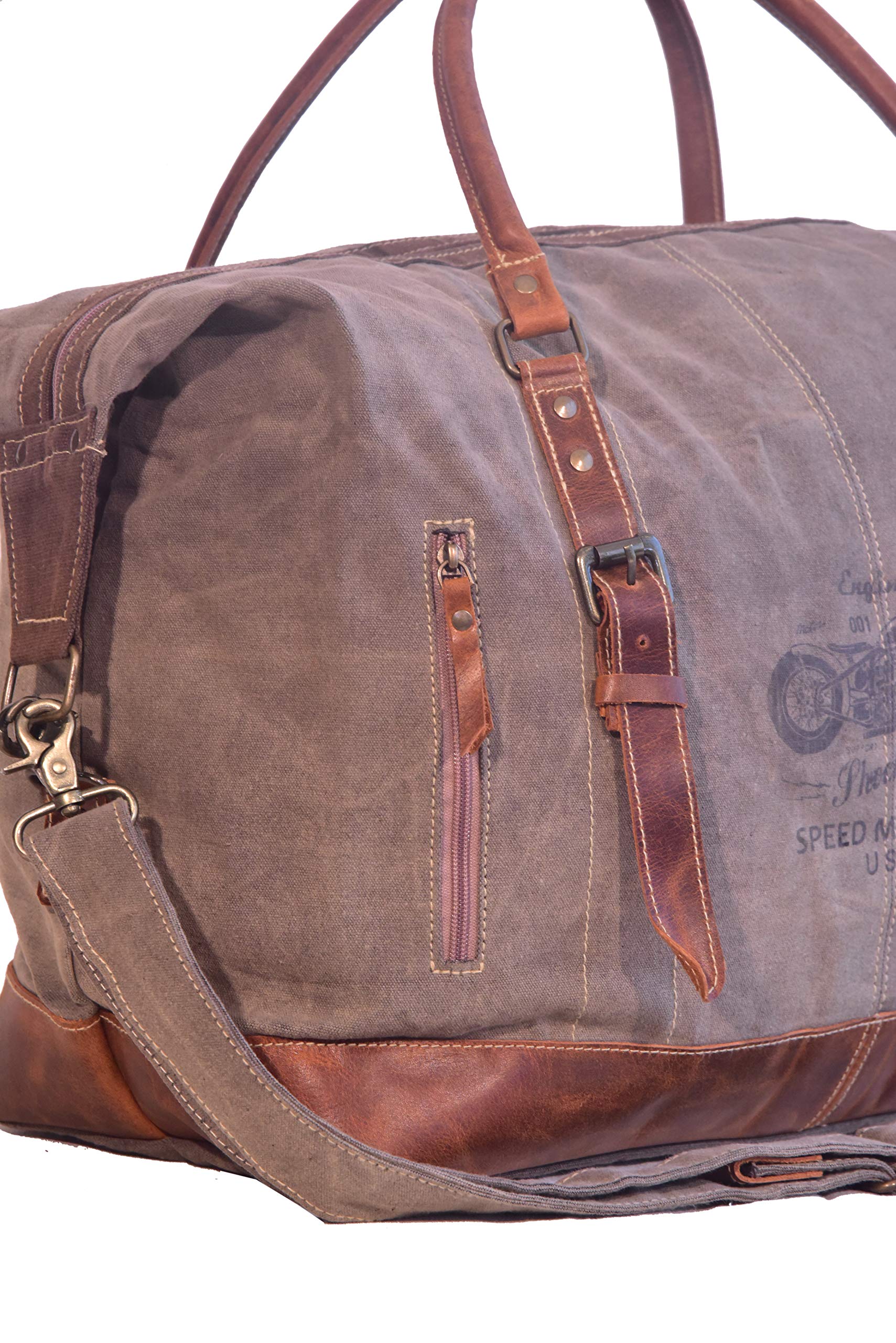 Bhrayna-Bags Bike Print Weekender Traveller Bag