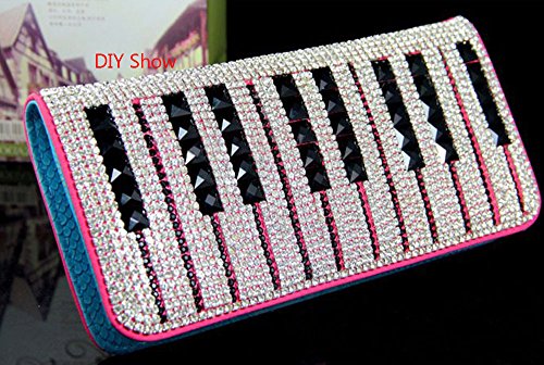 yueton 11 Yards 2MM Crystal Rhinestone Close Chain Trimming Claw Chain Jewelry Crafts DIY (Silver)