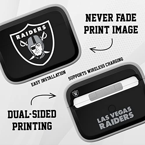 GAME TIME Las Vegas Raiders HDX Case Cover Compatible with Apple AirPods Pro 1 & 2 (Classic)
