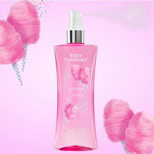 Body Fantasies Signature Fragrance Body Spray, Cotton Candy, 8 Fluid Ounce