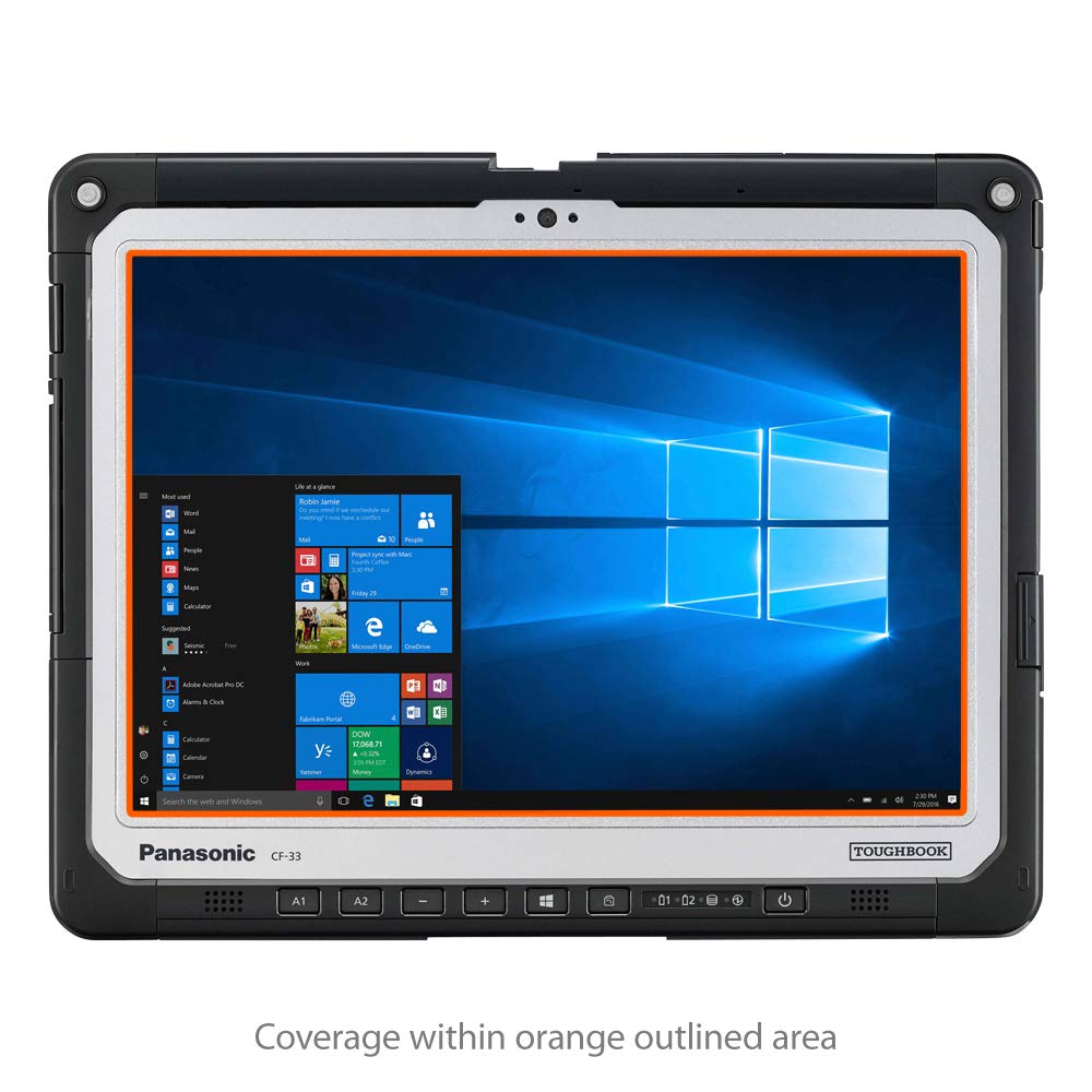 BoxWave Screen Protector Compatible with Panasonic Toughbook 33 (CF-33) - ClearTouch Anti-Glare (2-Pack), Anti-Fingerprint Matte Film Skin for Panasonic Toughbook 33 (CF-33)