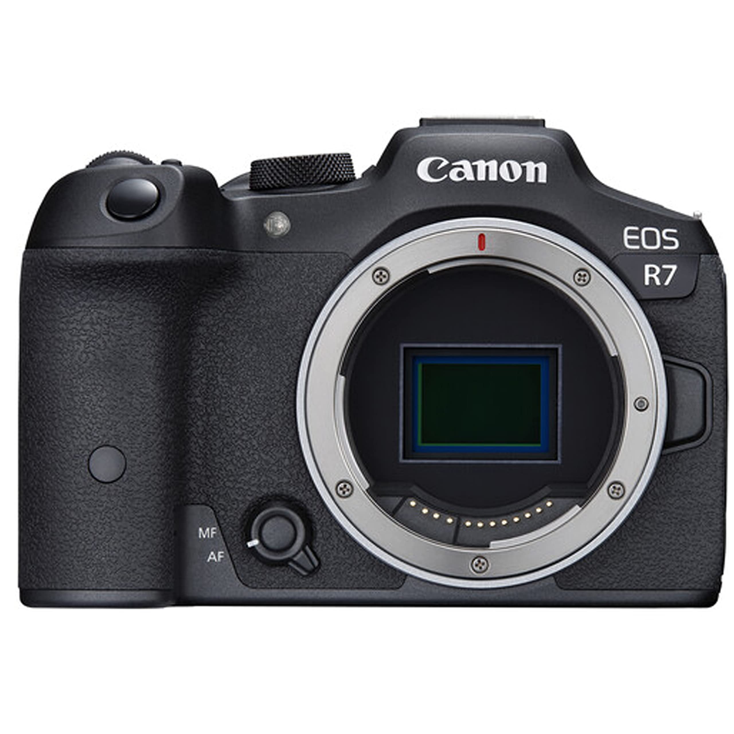 Canon EOS R7 Mirrorless Digital Camera with RF 24-105mm f/4-7.1 STM Lens + 128GB Memory + Case + Tripod + Filters (38pc Bundle) (Renewed)