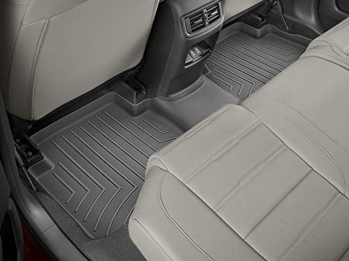WeatherTech Custom Fit FloorLiners for Honda CR-V, CR-V Hybrid - 2nd Row (4411102), Black