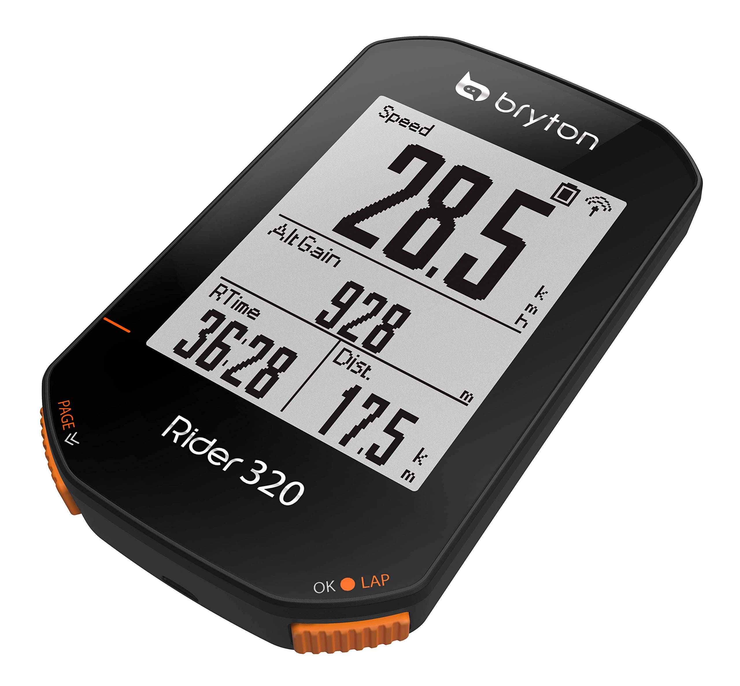 Bryton Rider 320T GPS Bike/Cycling Computer, Sensor Bundle. 5 Satellite Systems Support. 35hrs Long Battery Life. Support ANT+/BLE Speed, Cadence, heartrate Monitor sensors, ANT+ Power Meter.