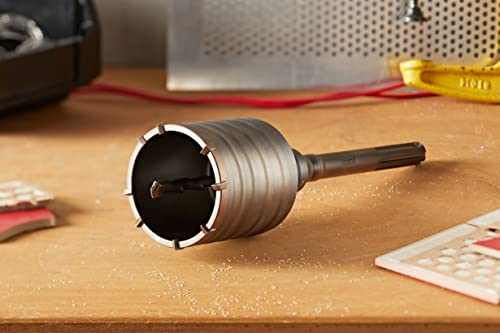 Bosch Accessories 1x SDS Max-9 Core Cutter (for Concrete, Concrete Building Block, Brick, Ø 82 x 80 x 160 mm, Accessory for Rotary Hammer Drills)
