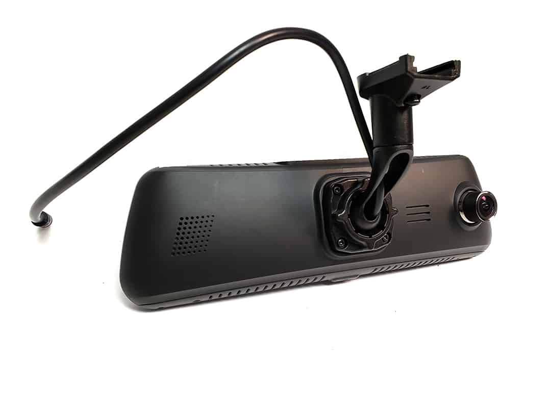 Brandmotion FVMR-8866V2 FullVUE Rear Camera Mirror System with Full HD Video Screen & 2-Channel DVR for Jeep Wrangler JK 2007-2018, Black