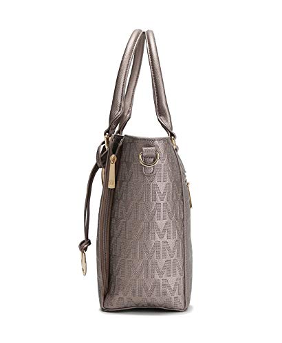 MKF Crossbody Shoulder Bag for Women β PU Leather Top Handle Pocketbook β Roomy Tote Satchel Handbag Purse M Charm Mustard