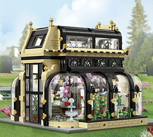General Jim's Botanical Gardens City Streetview Building Blocks Set - Modular Creator Set with Lights Compatible with Major Brands