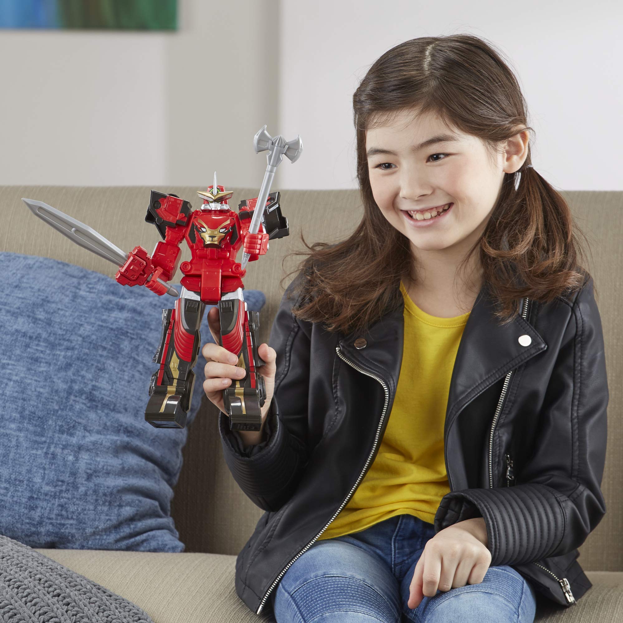 Power Rangers Beast Morphers Beast Racer Zord 10"-Scale Action Figure Toy from TV Show