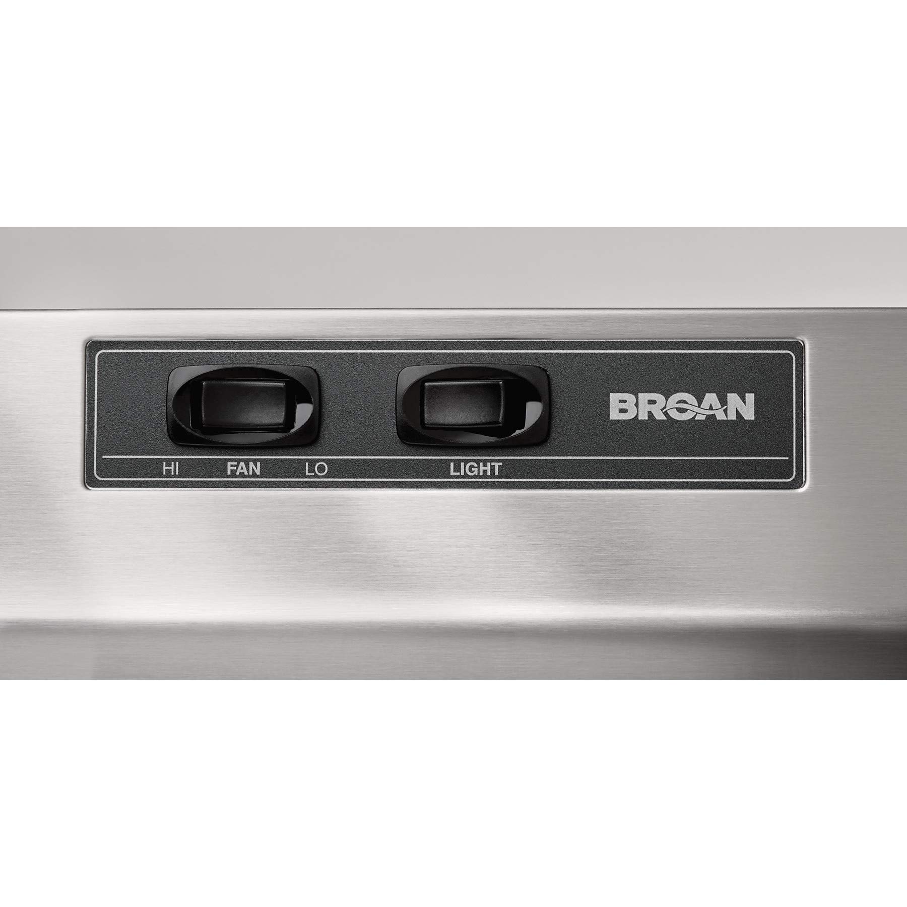 Broan-NuTone 423004 30-inch Under-Cabinet Range Hood with 2-Speed Exhaust Fan and Light, 30 Inch, Stainless Steel